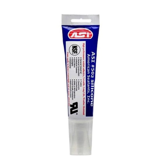 ASI 502 High Performance Black Silicone - 2.8 oz. Tube - Walmart.com