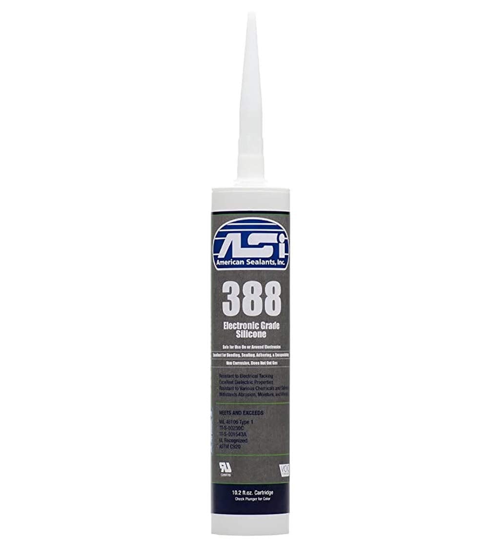 ASI 388 High Temp RTV Gasket Maker, Clear Electronic Grade Silicone - 10.2 oz Tube - Walmart.com