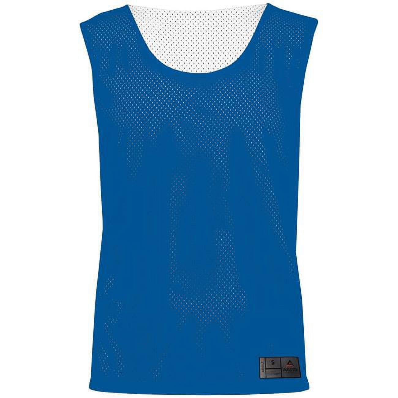ASI 9717.280.2XL Adult Mesh Reversible Pinnie Top, Royal & White - 2XL ...