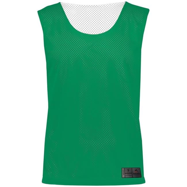 ASI 9717.340.M Adult Mesh Reversible Pinnie Top, Kelly & White - Medium ...