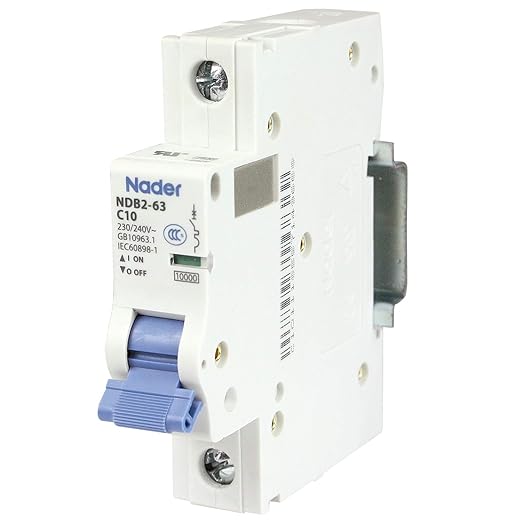 ASI AC Miniature Circuit Breaker - 1 Pole DIN Rail Mount 4 Amp 240 Volt ...