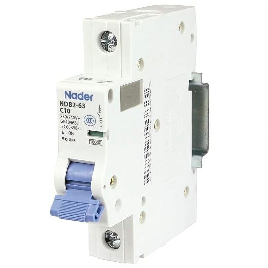ASI AC Miniature Circuit Breaker - 1 Pole DIN Rail Mount 50 Amp 240 ...