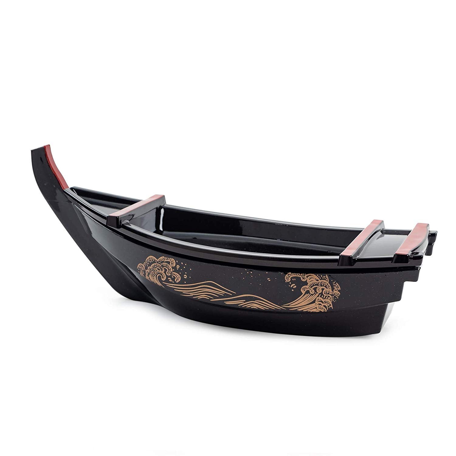 ASIAN HOME Japanese Sashimi Sushi Boat Plate Detachable Serving Tray ...