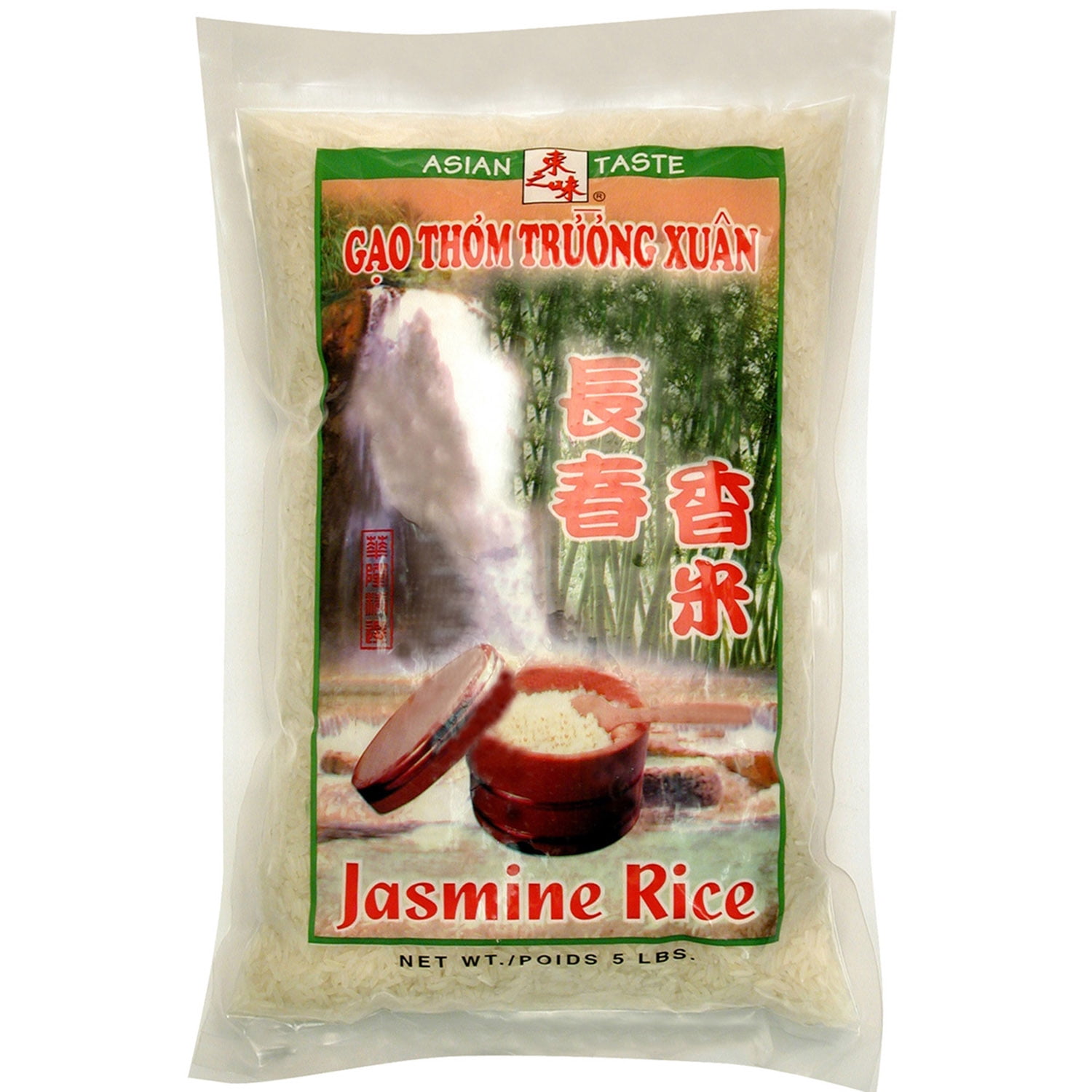 Asian Taste Jasmine Rice 5 lbs - Walmart.com