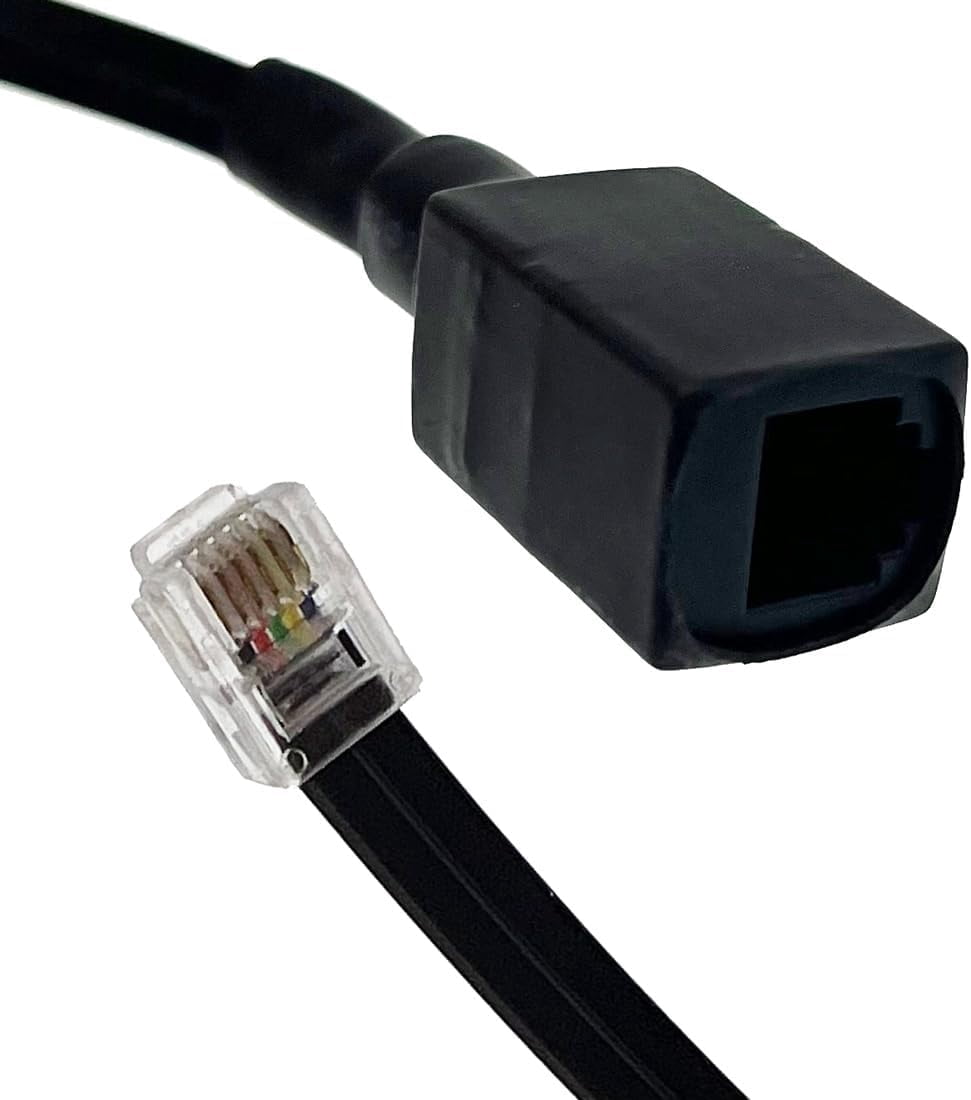 ASIASN-1.5 Meter 8 Pin RJ45 Removable Microphone Speaker mic Extension ...