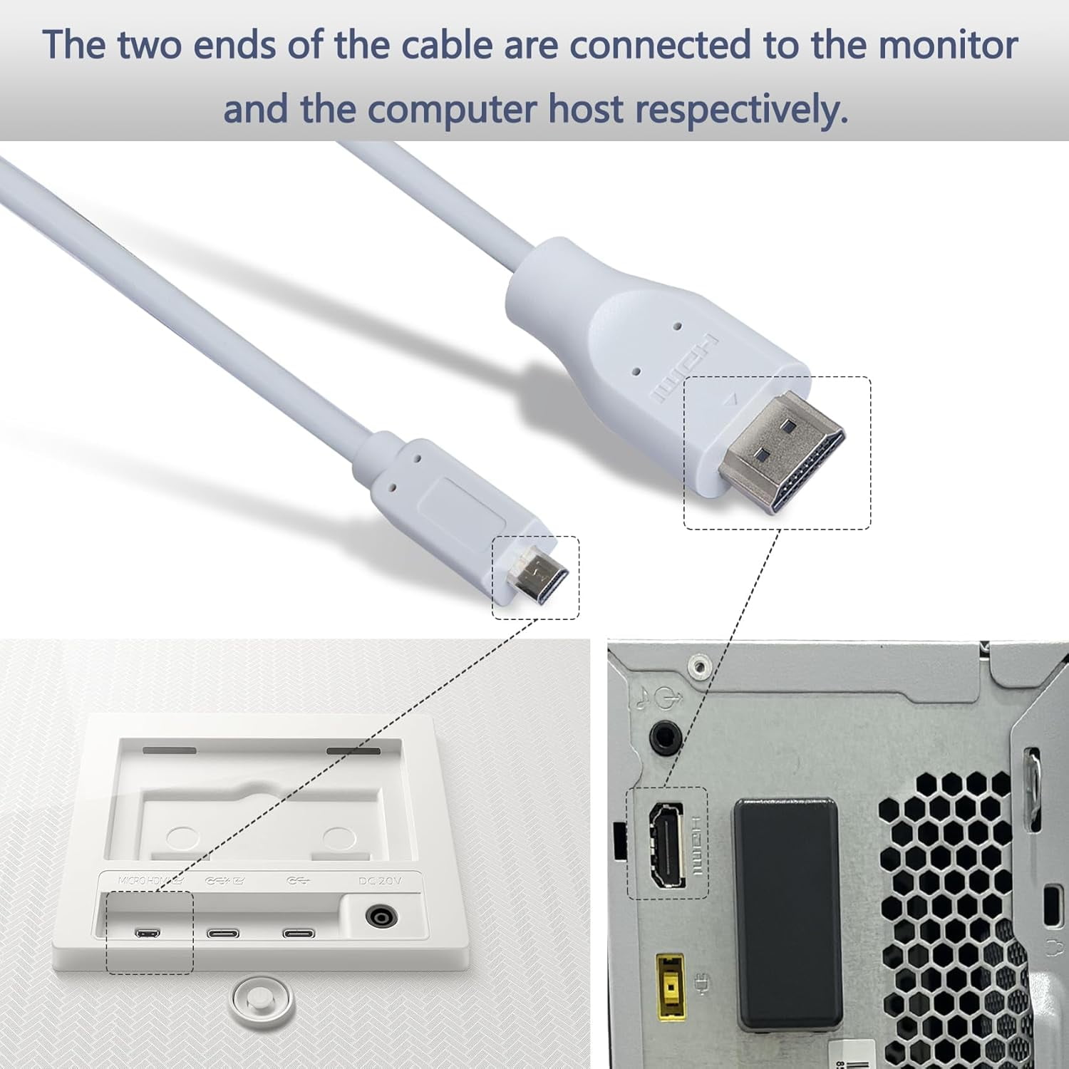 ASIASN-1.5m/4.9ft Micro HDMI to HDMI Cable Compatible with Samsung ...