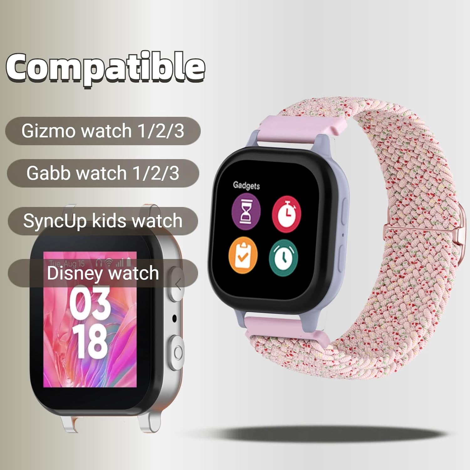 ASIASN-10 Pack Compatible for Gizmo Watch 3 2 1/Gabb Watch 3 2 1/SyncUP ...