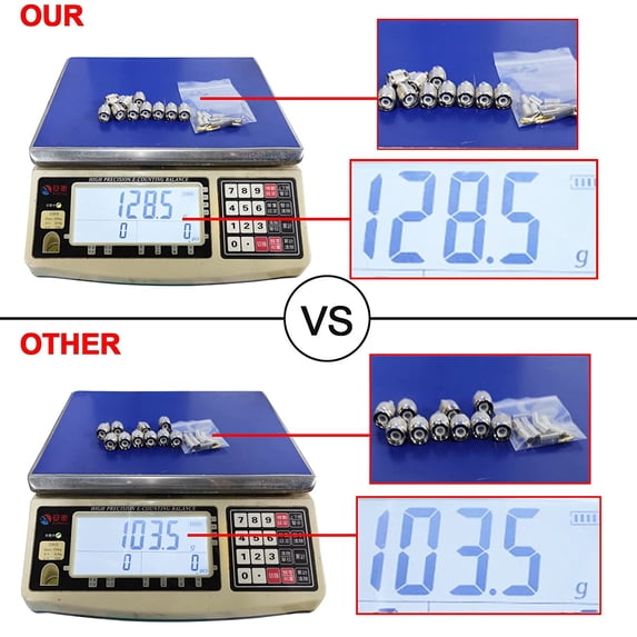 ASIASN-10-Pack TNC Male Crimp Connectors for LMR195 RG58 RG142 RG400 ...