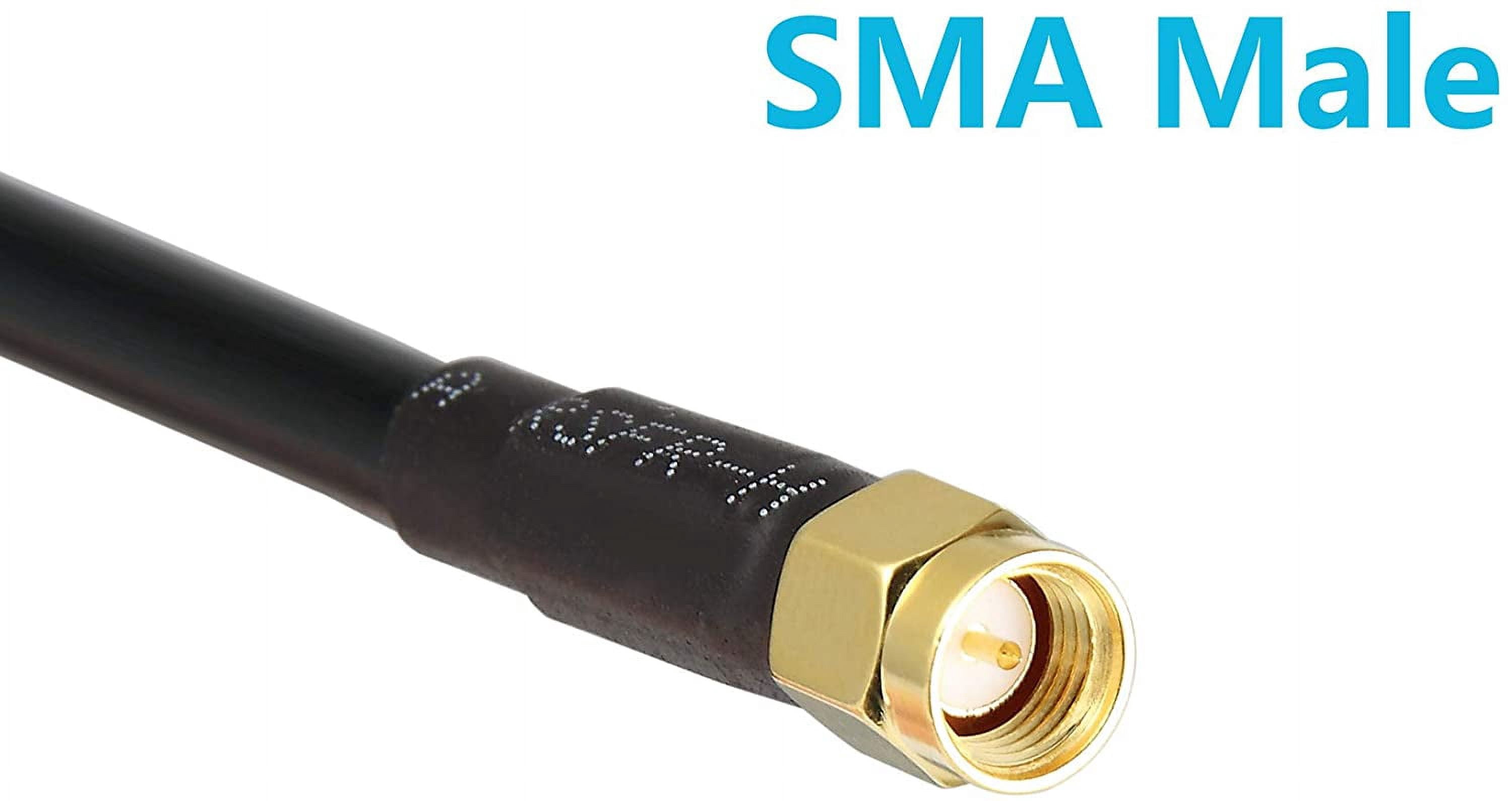 ASIASN-15ft SMA Male to SMA Female Pure Copper Cable, Low Loss S-MR240 ...