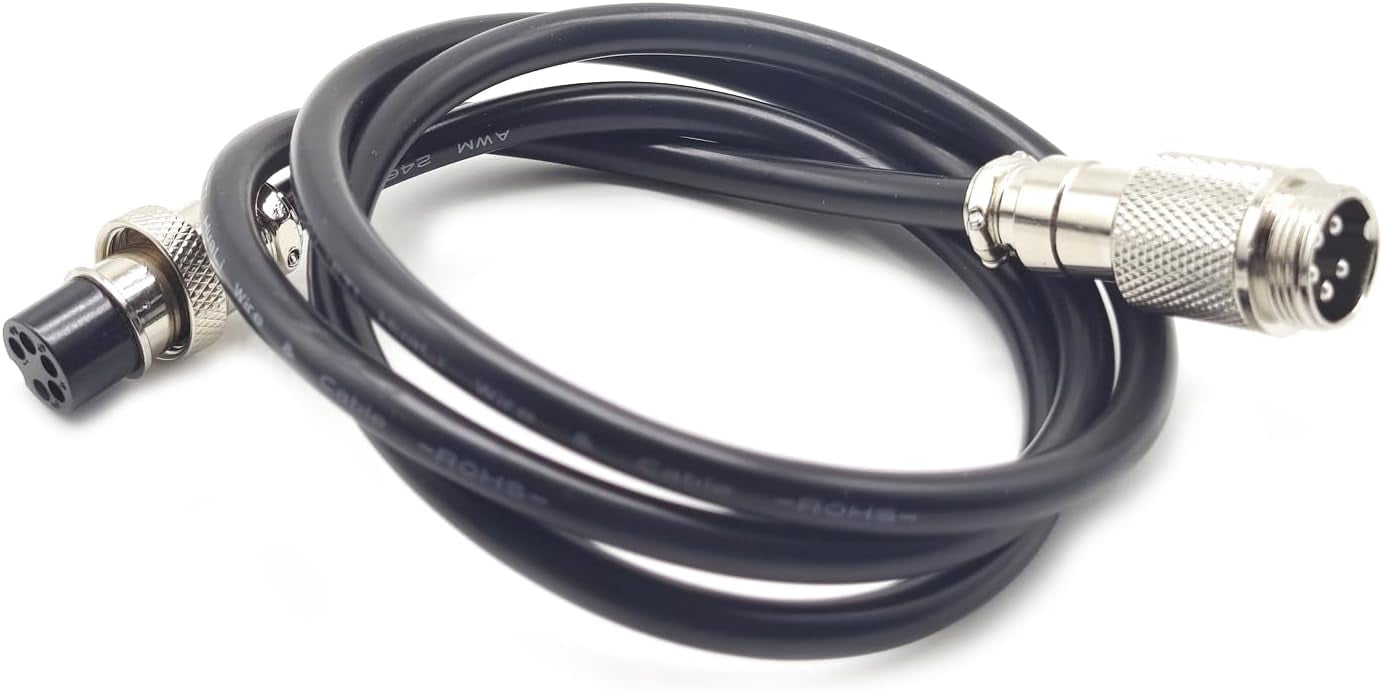 ASIASN-16.4 ft GX16 5 Pin Male to Female Cable, GX16 5Pins Female to ...