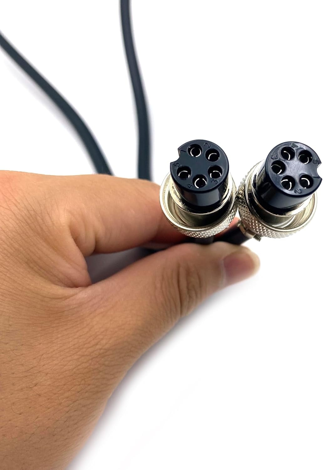 ASIASN-16.4ft GX16 5 Pin Cable Double Female Head Aviation Cordset ...