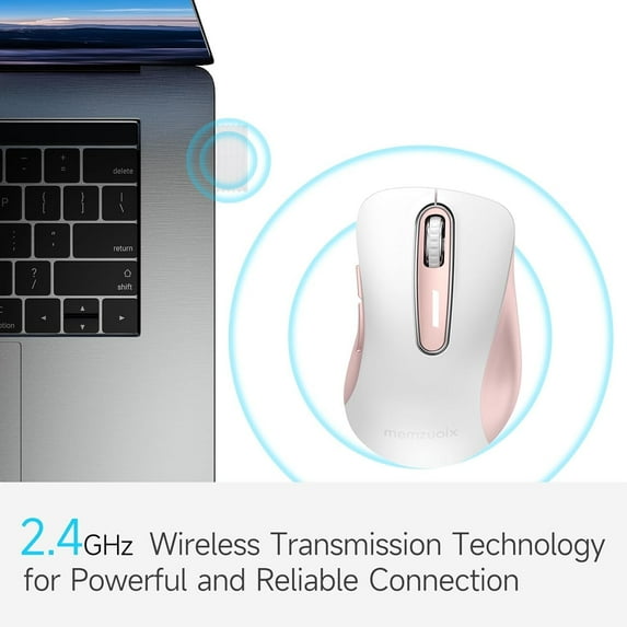 ASIASN-2.4G Wireless Mouse, 1400 DPI Computer Mice with USB Receiver ...