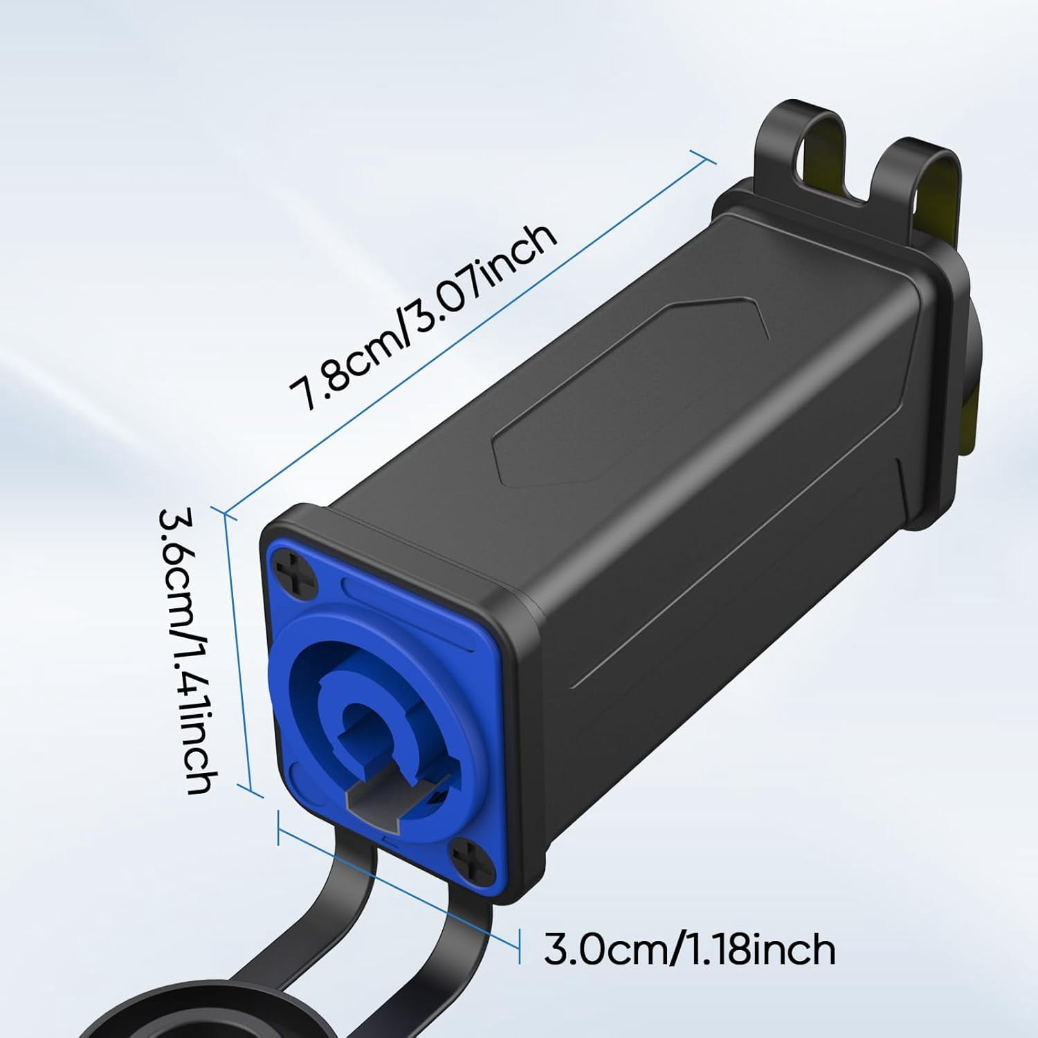 ASIASN-2 Packs Powercon to Powercon Male and Female Powercon Connectors ...