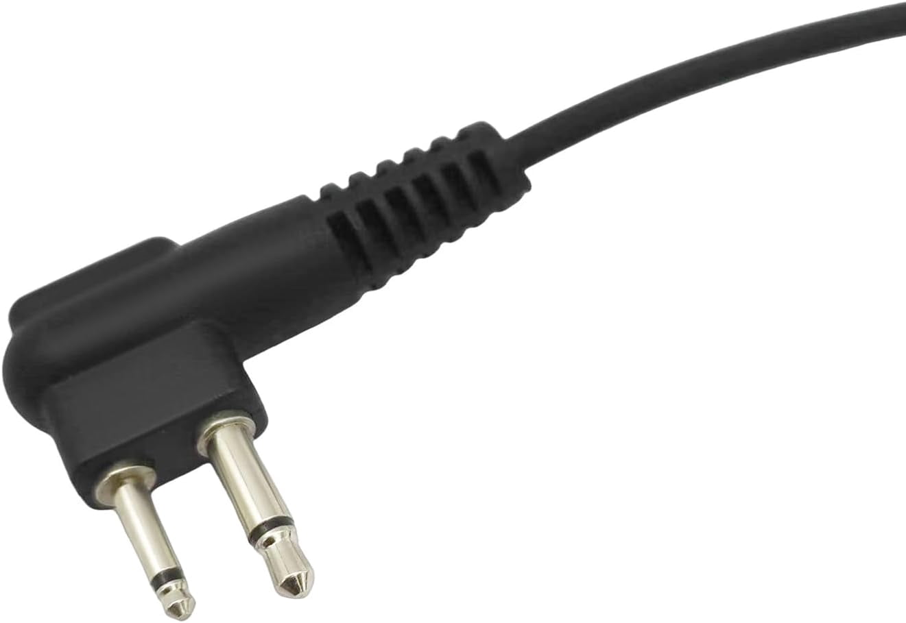 ASIASN-2 Way Radio Headphones with Mic Ham Radio Intercom Ptt Headset ...