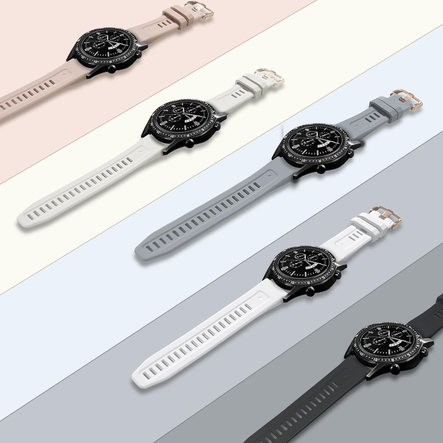 ASIASN-20mm Watch Band for Garmin Fenix 5S/5S Plus/6S/7S/Instinct 2S/D2 ...