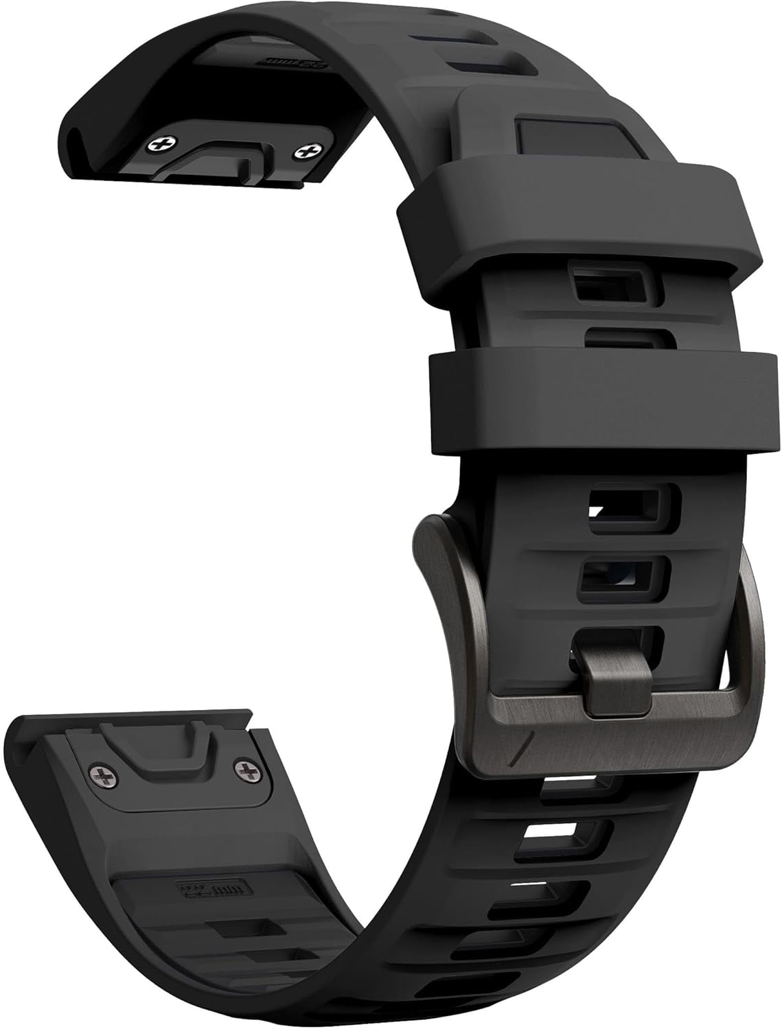 ASIASN-22mm 26mm Dual Color Sport Silicone Watch Band for Garmin Fenix ...