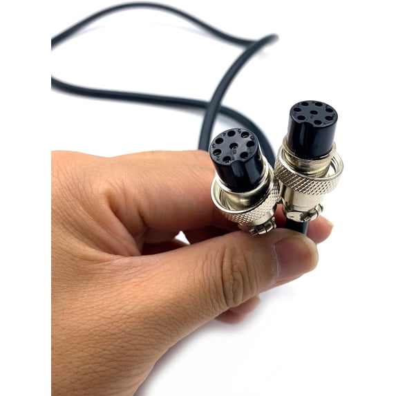 ASIASN-3.28 ft GX16 8 Pin Double Female Cable, GX16 8Pins Female to ...