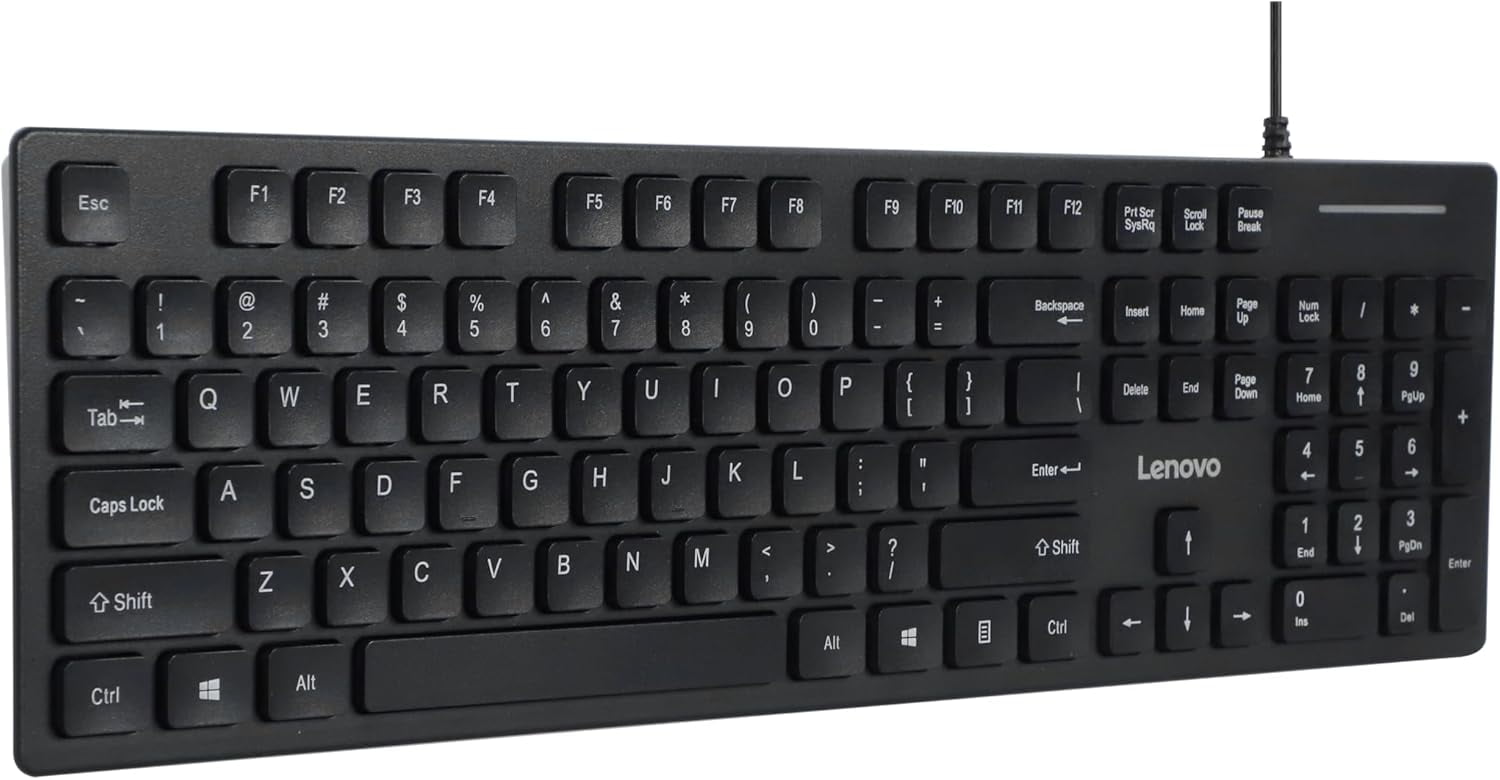 ASIASN-305 Wired USB-C Keyboard with Numeric Keypad, Full Size Keyboard ...