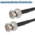 ASIASN-3G/6G HD SDI BNC Cable 1ft Thin Short (Belden 1855A) - Supports ...