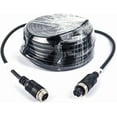 ASIASN-50FT 15M Car 4-Pin Aviation Video Extension Cable for CCTV ...