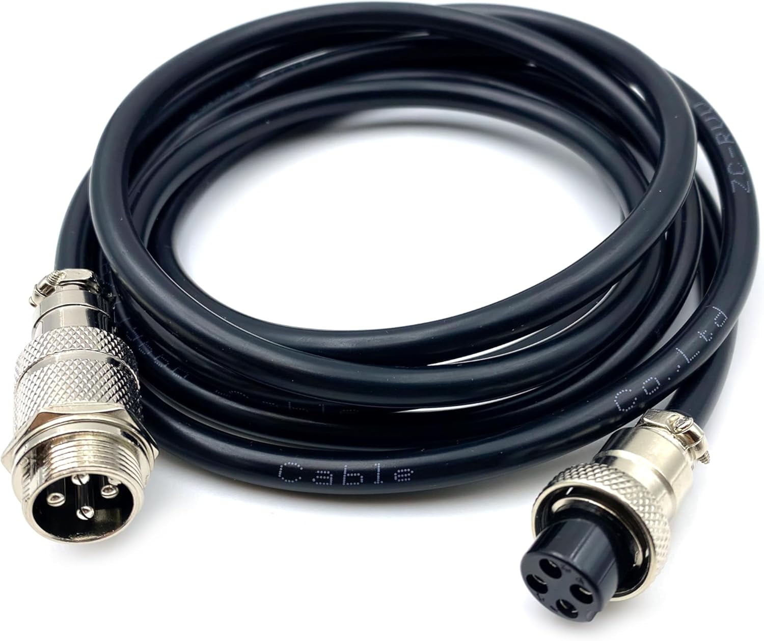 ASIASN-6.56 ft GX16 4 Pin Male to Female Cable, GX16 4Pins Female to ...