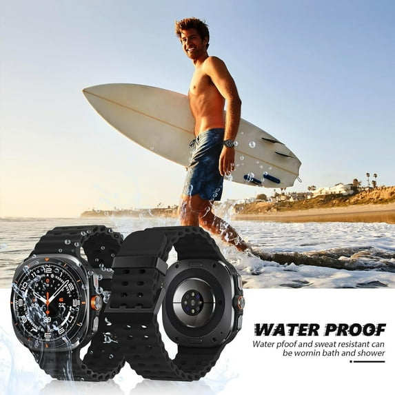 ASIASN-6 Pack Marine Silicone Band for Samsung Galaxy Watch Ultra Bands ...