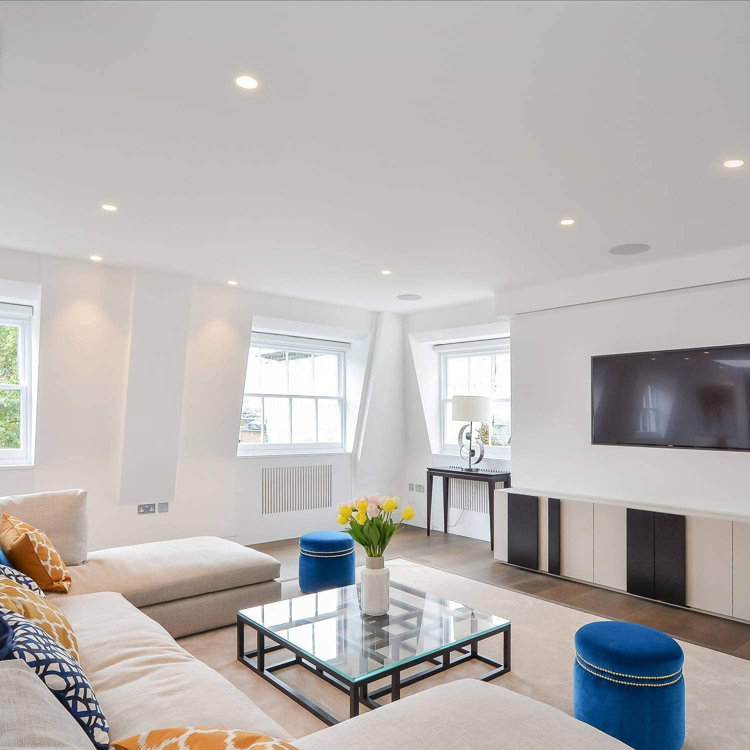 ASIASN-8 Inch LED Recessed Light with Junction Box, 1Pack Ultra Thin ...