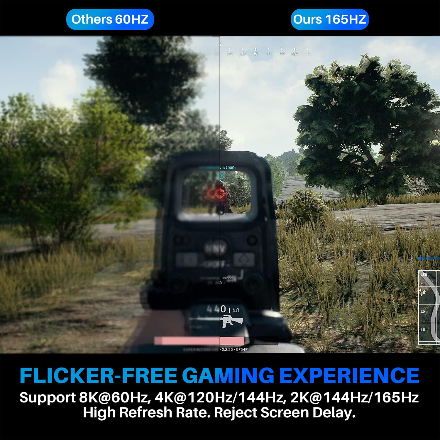 ASIASN-8K DisplayPort 1.4 Cable 12 Feet, DP Cord From 1.5-30FT (8K@60Hz ...