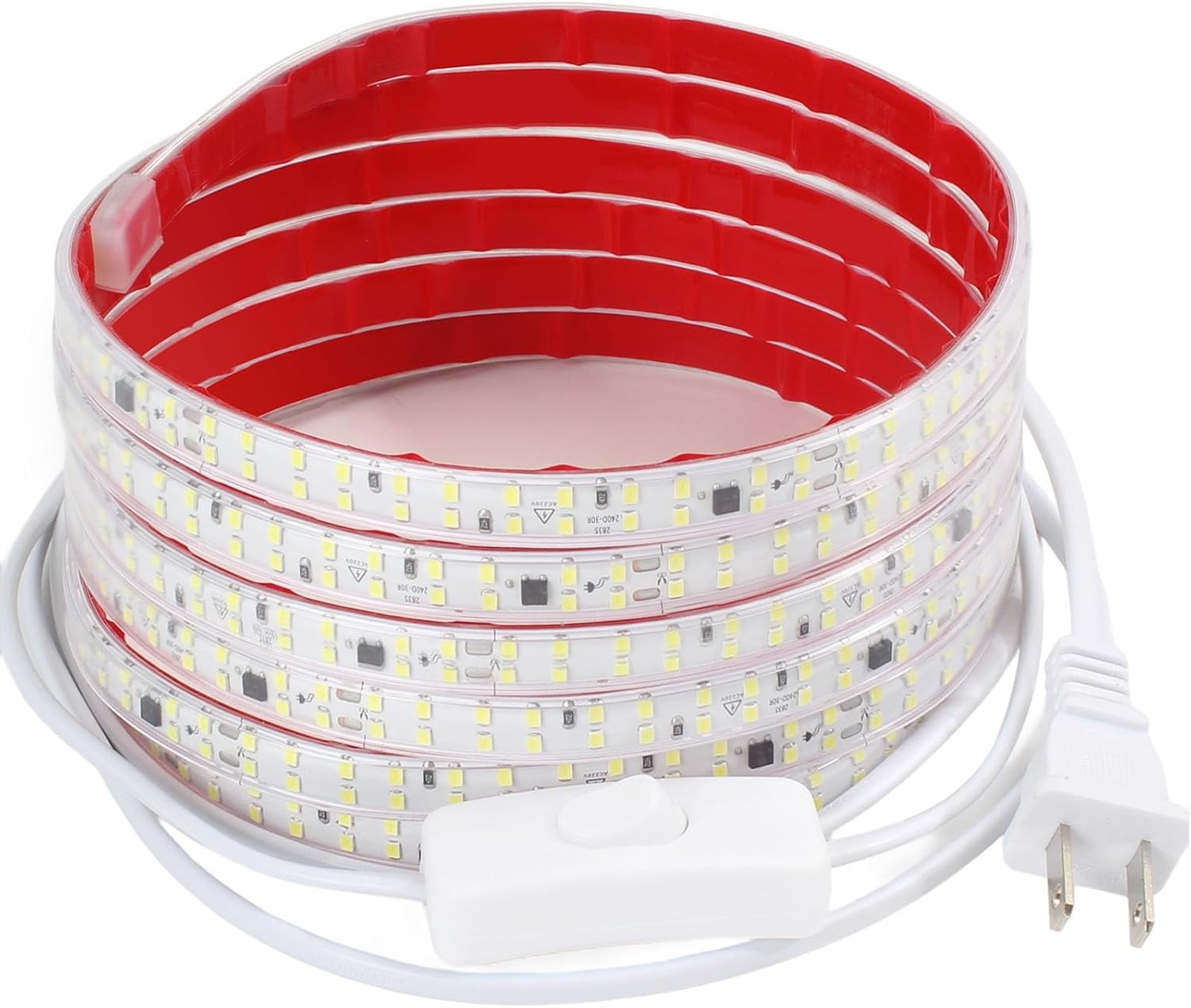 ASIASN-AC 110V LED Rope Lights Outdoor Waterproof IP65 9.84ft Cuttable ...