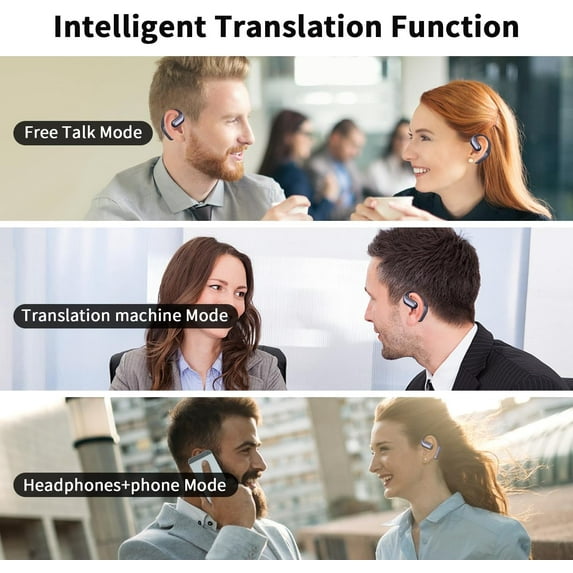 ASIASN-AI Translation Earbuds Real Time with 134 Languages, Wireless ...