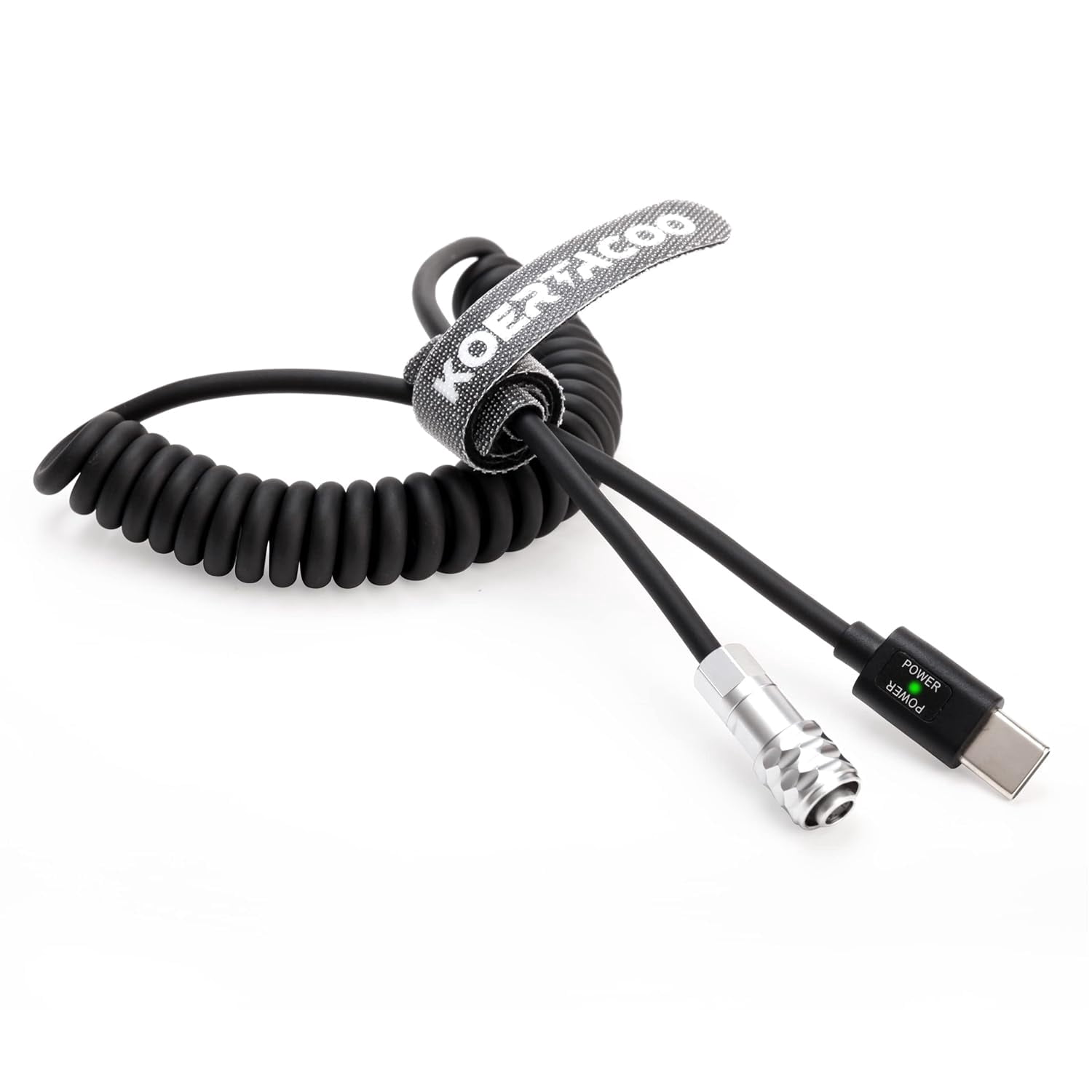 ASIASN-BMPCC 4K/6K Trigger Coiled Power Cable for Blackmagic Pocket ...