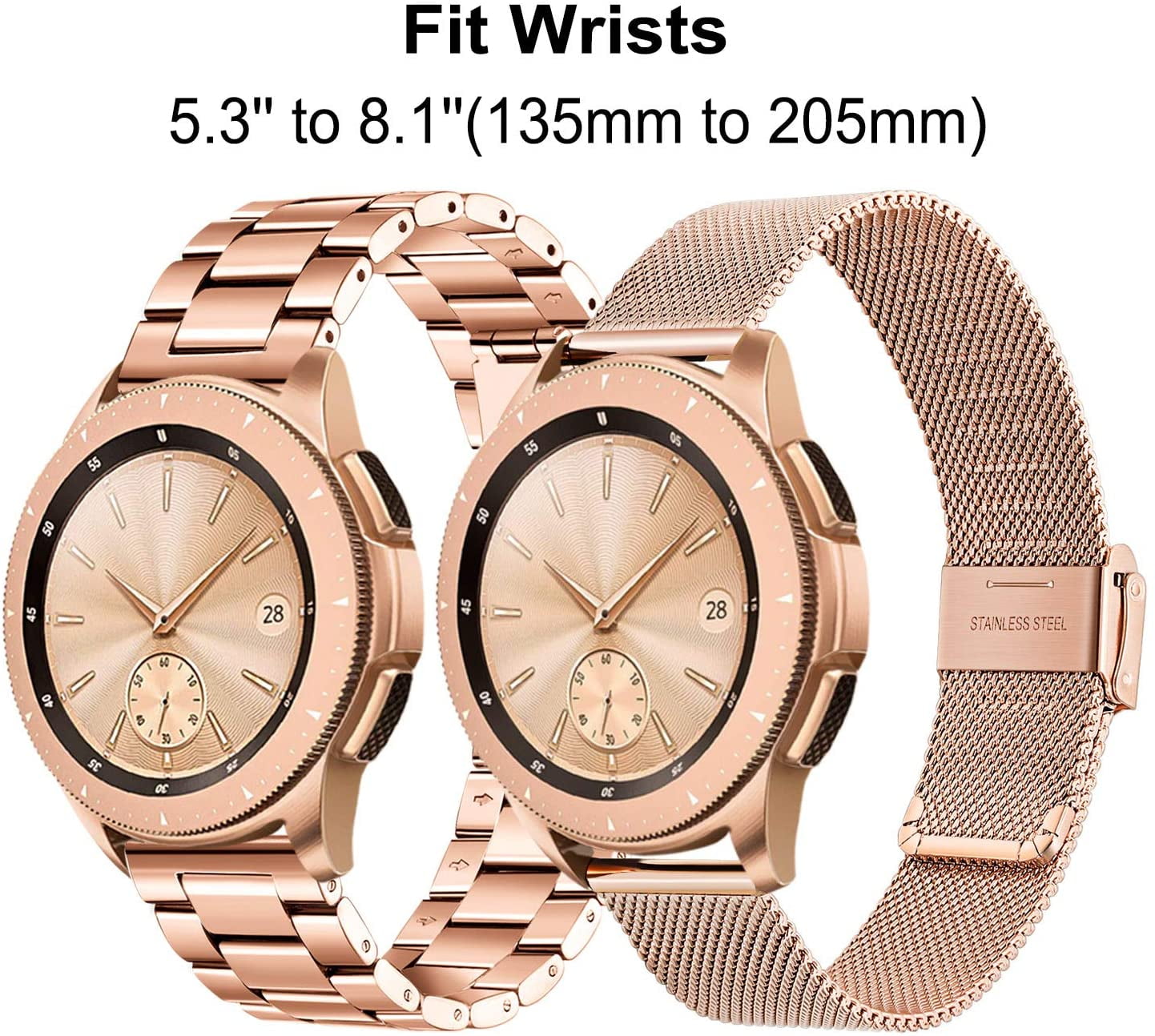 ASIASN-Band Set for Samsung Galaxy Watch 42mm / Watch 7 FE 6 5 4 40mm ...