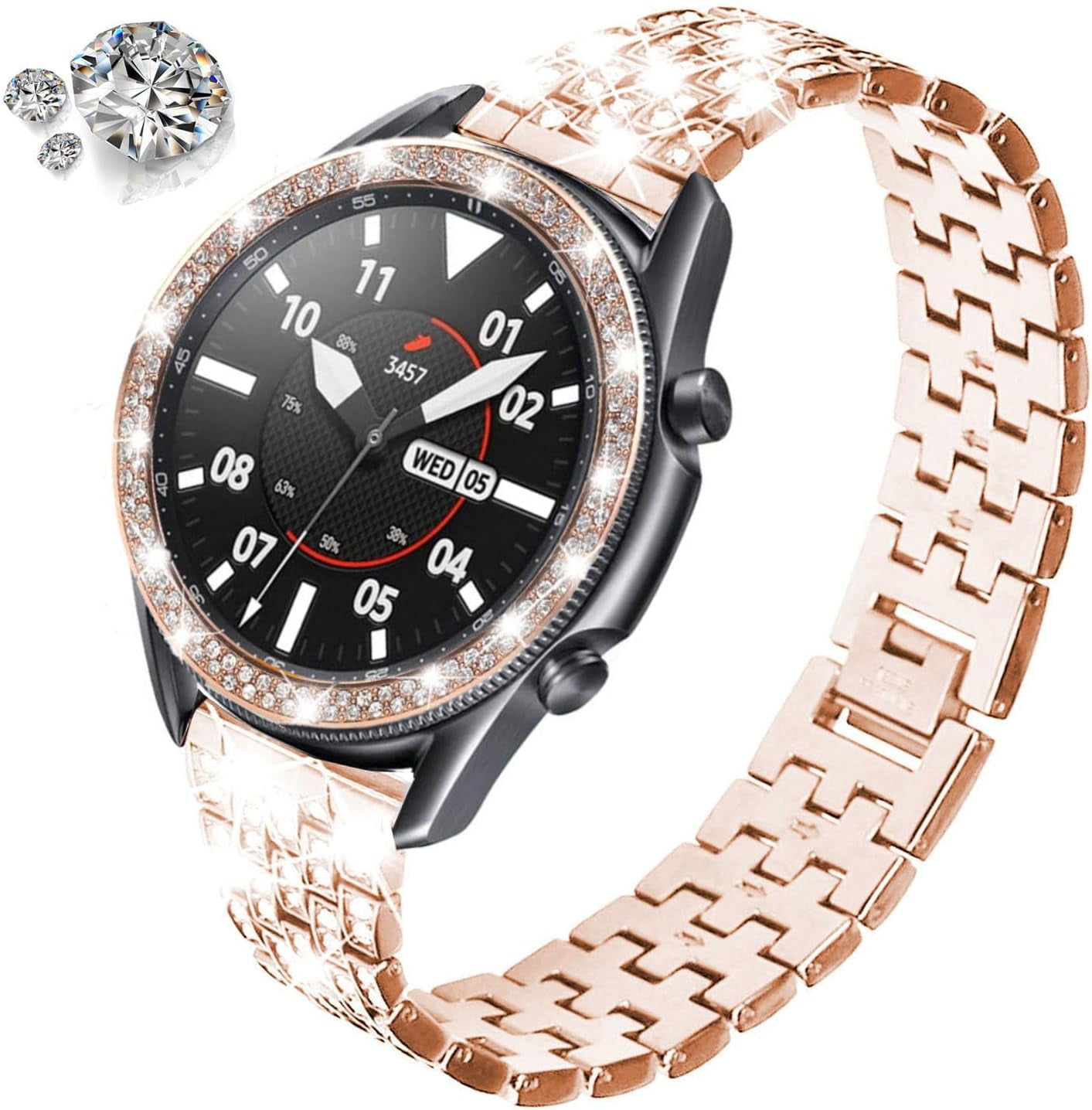 ASIASN-Bands Compatible with Samsung Galaxy Watch 3 (45mm), 22mm Full ...