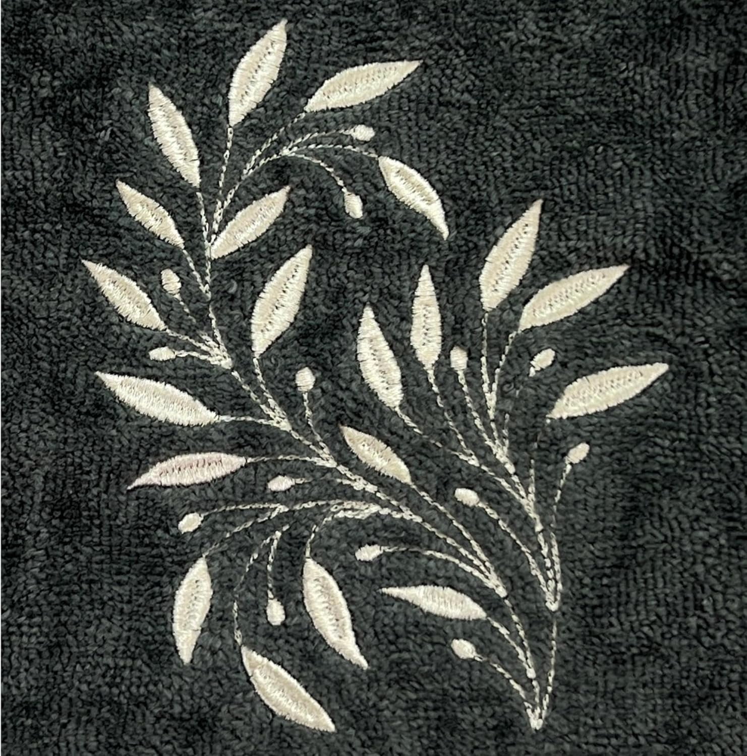 ASIASN-Bath Hand Towels Bathroom Decor Farmhouse: Grey Gray Cotton ...