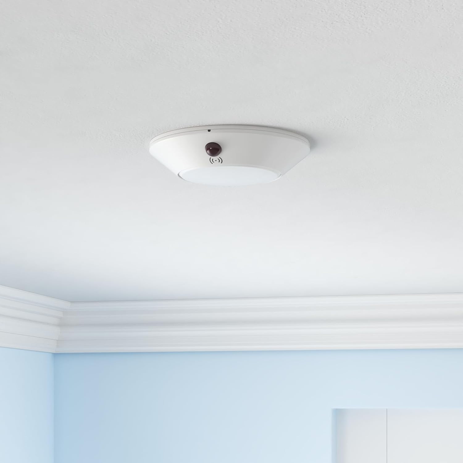 ASIASN-Battery Powered Ceiling Light with Remote, Indoor LED Ceiling ...