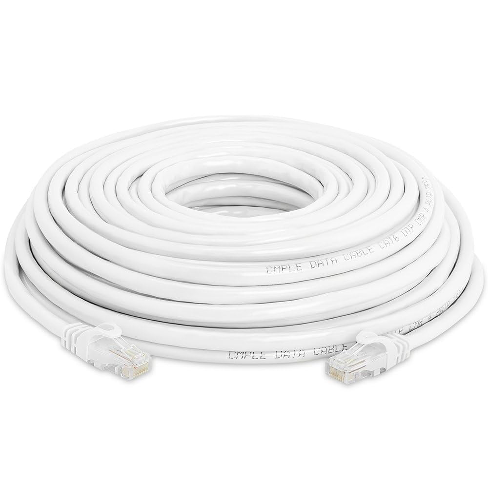 ASIASN-- CAT 6 500MHz UTP ETHERNET LAN Network Cable -50 FT White ...