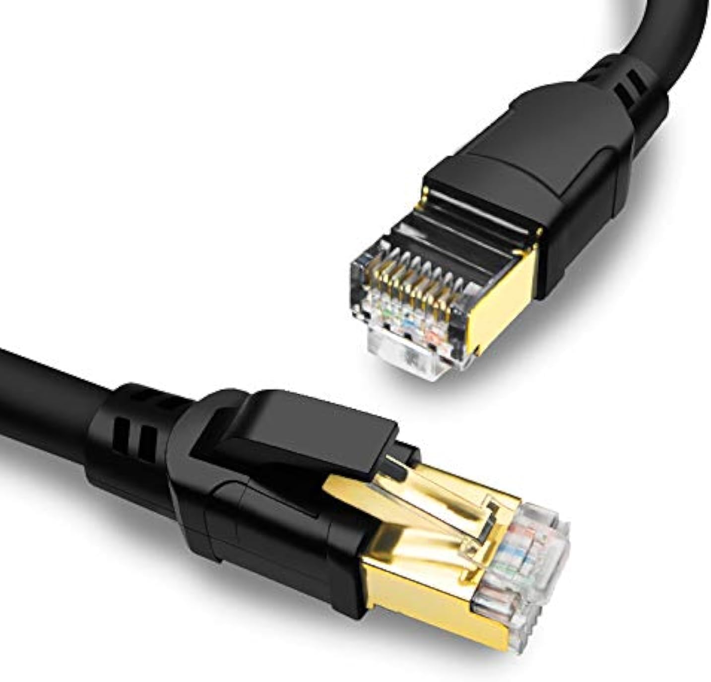 ASIASN-CAT 8 Ethernet Cable 50 ft, High Speed 40Gbps 2000MHz SFTP ...