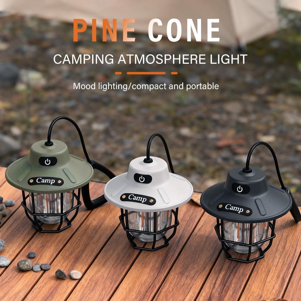ASIASN-Camping Lantern Rechargeable, 1200 LumensPortable Gear Power ...