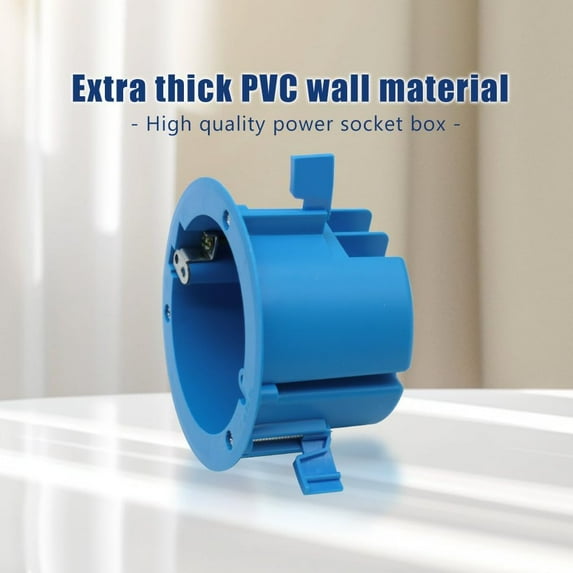 ASIASN-Ceiling Light Junction Box,4" Junction Box Round Electrical Box ...