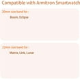 ASIASN-Compatible with Armitron Matrix Smartwatch bands, Quick Release ...