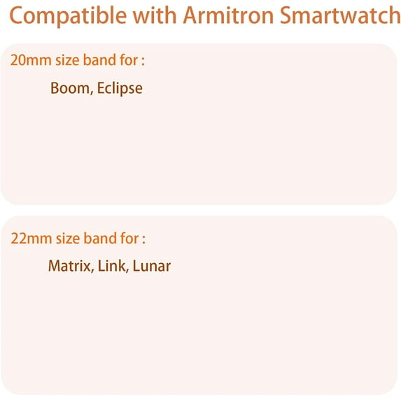 ASIASN-Compatible with Armitron Matrix Smartwatch bands, Quick Release ...