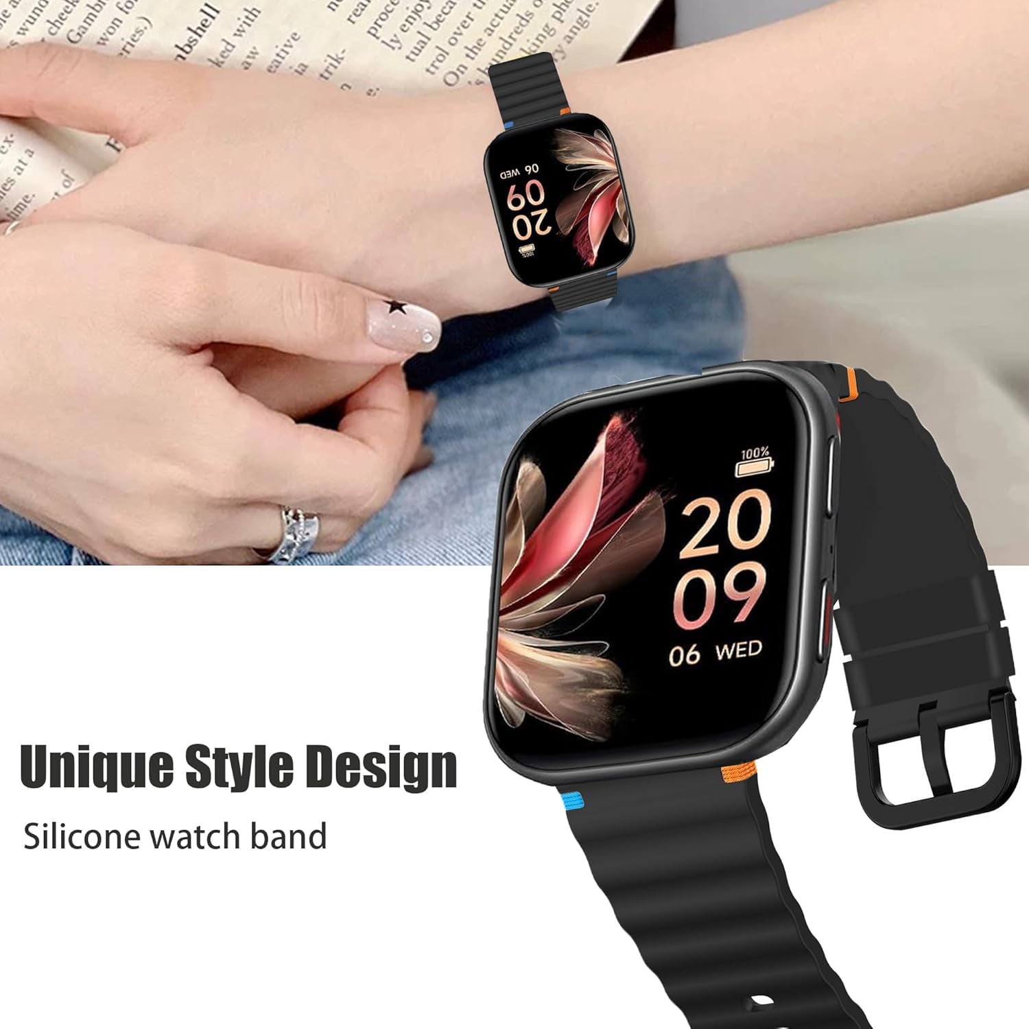 ASIASN-Compatible with OUKITEL Smart Watch bands, New Silicone Woven ...