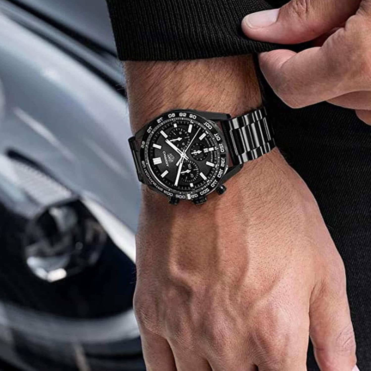 ASIASN-Compatible with Wahoo ELEMNT Rival Band, Quick Release Stainless ...