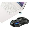 ASIASN-Cool Sport Car Shape 2.4GHz Wireless Mouse Optical Cordless Mice ...