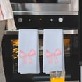ASIASN-Coquette Blue Pink Bow Girls Gifts Kitchen Towels Set of 2 ...