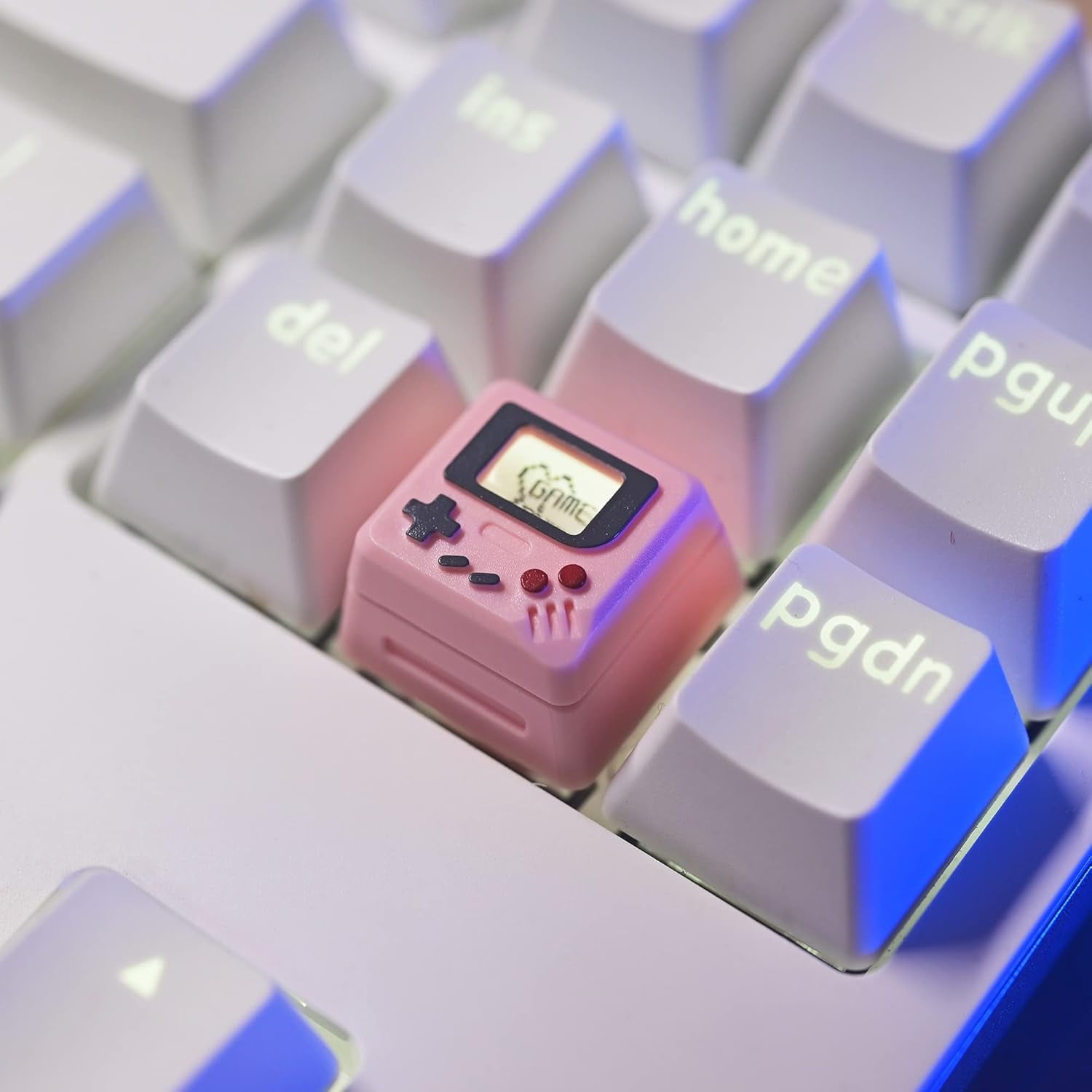ASIASN-Cute Keycap,Custom 3D ESC R4 Profile Shine-Through Artisan Key ...