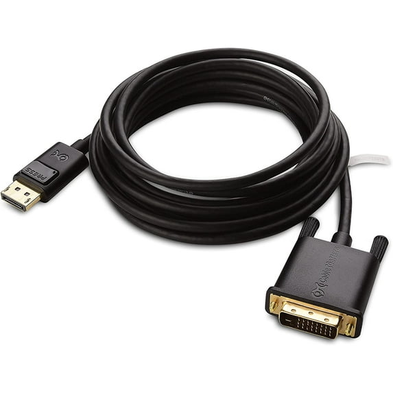 ASIASN-DisplayPort to DVI Cable (DP to DVI Cable) 10 Feet - Walmart.com