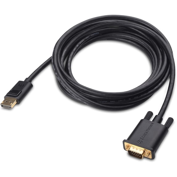 ASIASN-DisplayPort to VGA Cable (DP to VGA Cable) 10 Feet - Walmart.com