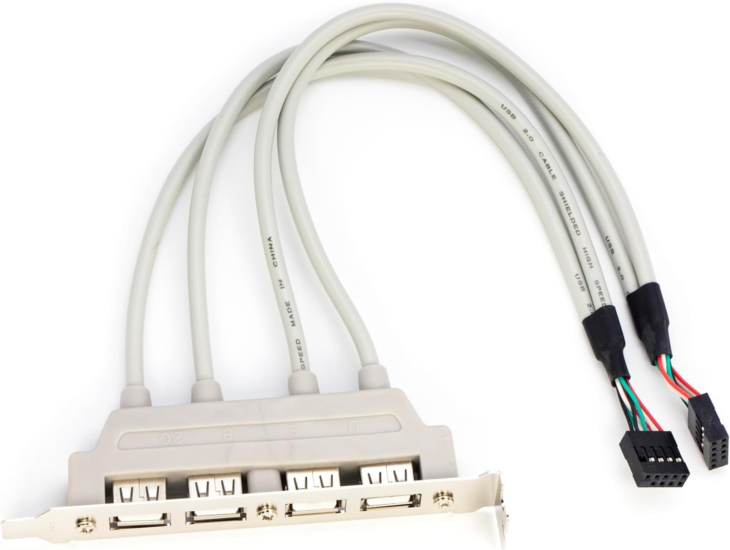 ASIASN-Dual USB 3.0 Female Back Panel to MB 20pin Header Connector ...