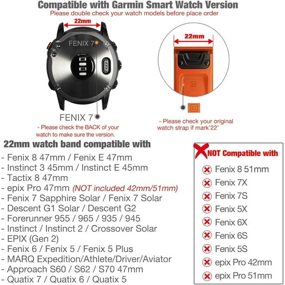 ASIASN-Elastic Nylon Watch Bands for Garmin Fenix 8 47mm/epix Pro 47mm ...